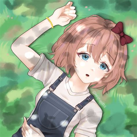 Daily Pics Of Sayori On Twitter Rt Aoiichigo Your Eyes Are As Blue As The Sky When The