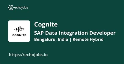 Hiring Sap Data Integration Developer Bengaluru India Remote Hybrid