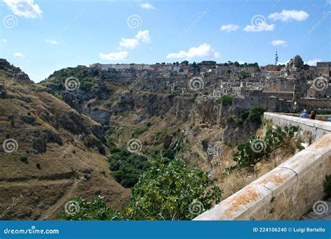 Matera Basilicata Italie Les Sassi Et Le Parc Des églises Rupestres Du