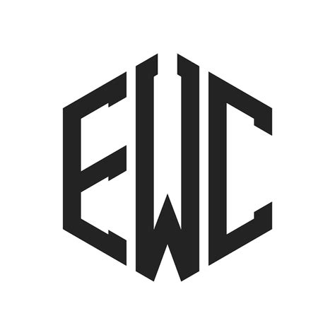 Premium Vector Ewc Logo Design Initial Letter Ewc Monogram Logo Using