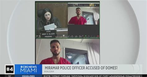 Miramar Police Officer Accused Of Domestic Battery By Strangulation