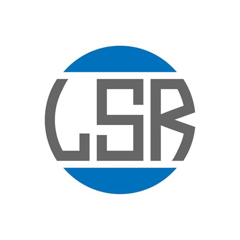 Lsr Letter Logo Design On White Background Lsr Creative Initials