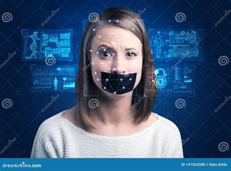 Facial Recognition System Concept Stock Photo Image Of Scan Concept