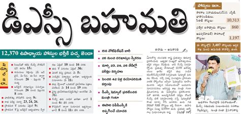 Andhra Pradesh DSC 2018 Notification AP DSC 2018 Notification