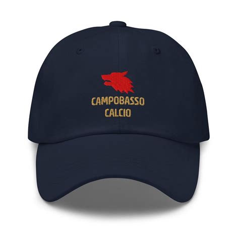 Campobasso Calcio Minimalist Design Embroidered Dad Hat Soccer Football