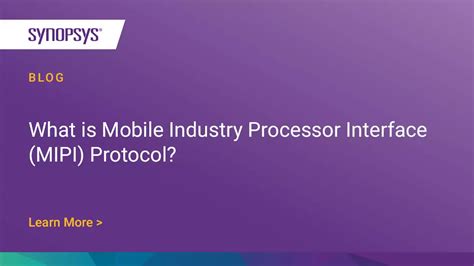 What Is Mobile Industry Processor Interface Mipi Protocol 9球体育 Blog