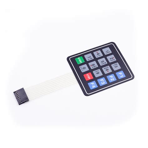 4X4 16 Key Matrix Membrane Switch Keypad Keyboard Membrane And Matrix