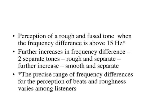 Ppt Frequency Selectivity Of The Auditory System Powerpoint