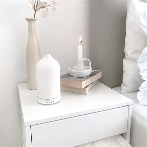 PURE WHITE ceramiczny ultradźwiękowy dyfuzor zapachowy aromatyzer do