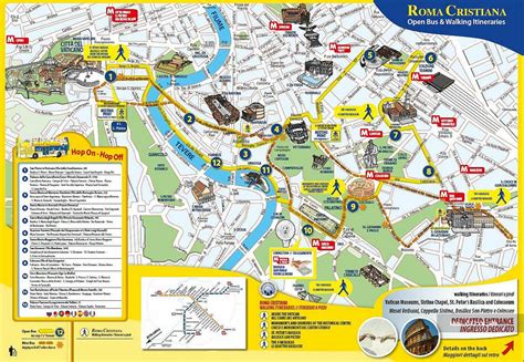 Карта рима с достопримечательностями на русском языке