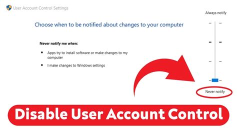 How To Disable User Account Control In Windows 10 Youtube