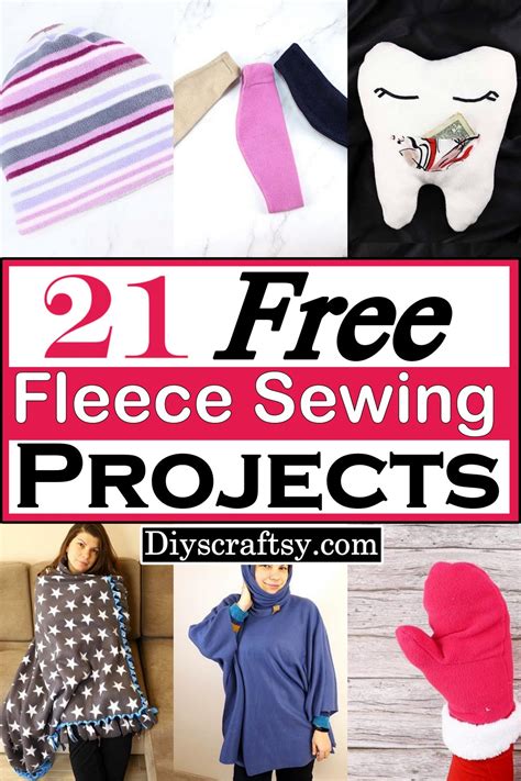21 Free Fleece Sewing Projects Diyscraftsy