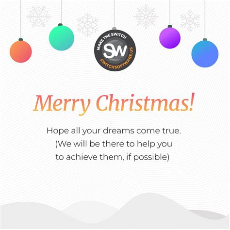 Switch Software Solutions On Linkedin Maketheswitch Christmaseve