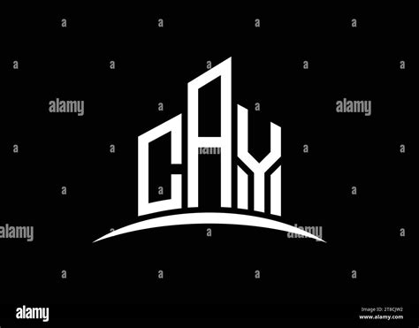 Letter Cay Building Vector Monogram Logo Design Template Building