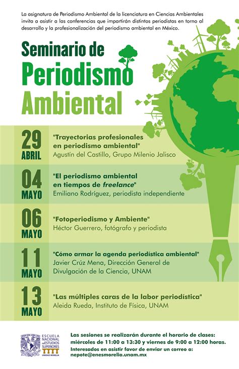 Ciclo De Conferencias Del Seminario De Periodismo Ambiental ENES