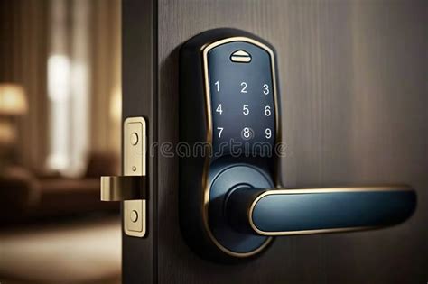 Locking Smartlock On The Entrance Door Using A Smart Phone Remotely