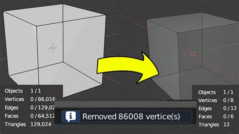 How To Remove Duplicate Vertices Blender Tips YouTube