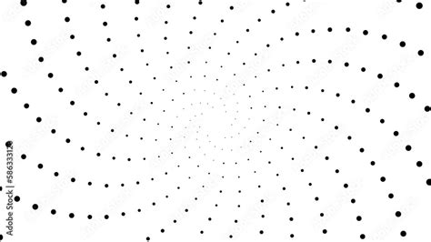 Fibonacci Spiral Patterns In Vector Mathematical Morphology Visualization Of Phyllotaxis