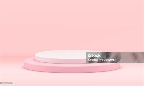 핑크 3d 연단 우아한 수준의 무대 예술 이벤트 축하 실린더 기본 기초 현실적인 벡터 3차원 형태에 대한 스톡 벡터 아트 및 기타 이미지 3차원 형태 강단 건설 산업