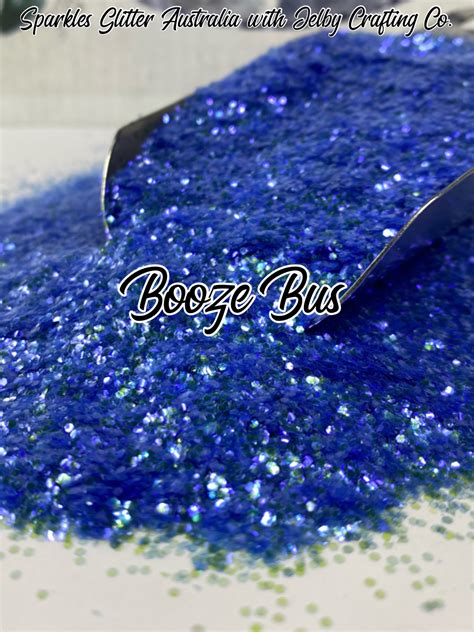 Booze Bus Small Chunky Iridescent Glitter Jelby Crafting Co