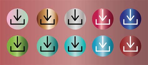 Download Icon With Gradient Circle Vector Icons Symbol 21471390 Vector
