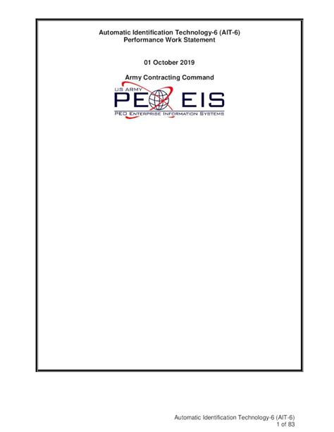 Pdf Automatic Identification Technology 6 Ait 6 Performance