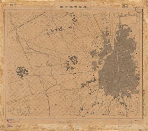 1947年呼和浩特《归绥市城市图》历史地图网
