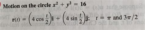 solved 1 r t is the position of particle in xy plane at