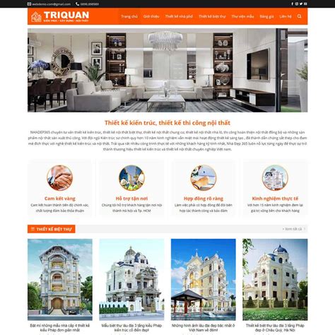 Source Code Theme WordPress công ty thiết kế kiến trúc nội thất 2025