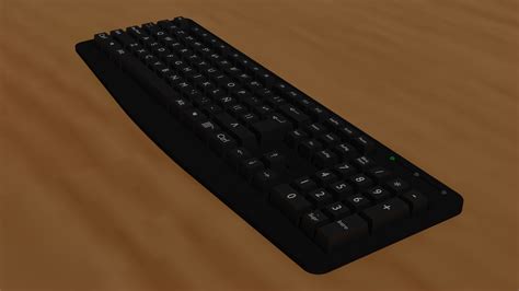 Rgb Keyboard 3d Model Turbosquid 1974185