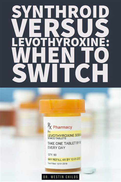 Synthroid Vs Levothyroxine When To Switch Thyroid Medications