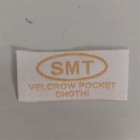 White Woven Garments Label At ₹ 1piece Woven Label In Tiruppur Id