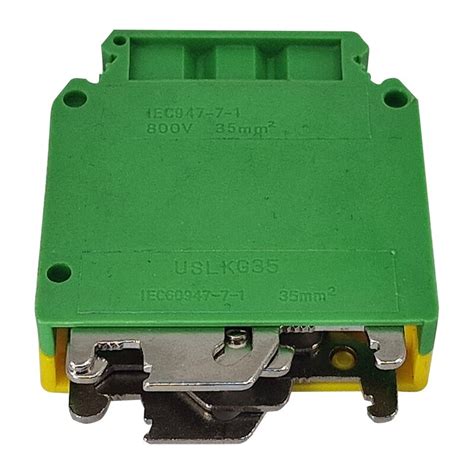 Clema Sir Fixare Pe Sina Galbenverde 35 Mm² 10 Buc Set Emagro