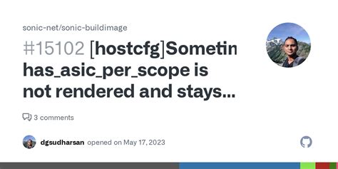 Hostcfg Sometimes Hasasicperscope Is Not Rendered And Stays As