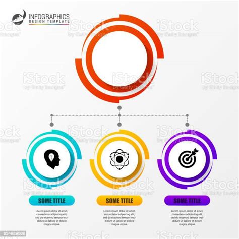 서클 인포 그래픽입니다 다이어그램에 대 한 템플릿입니다 벡터 일러스트 레이 션 0명에 대한 스톡 벡터 아트 및 기타 이미지 0명 3가지 개체 개념 Istock
