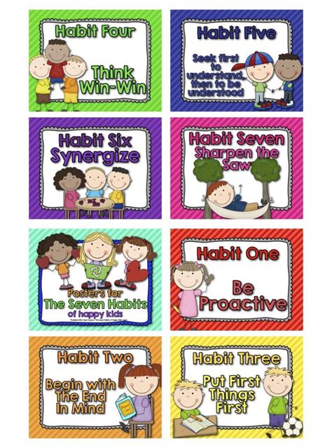 Leader In Me 7 Habits Printable Posters Attorneywery