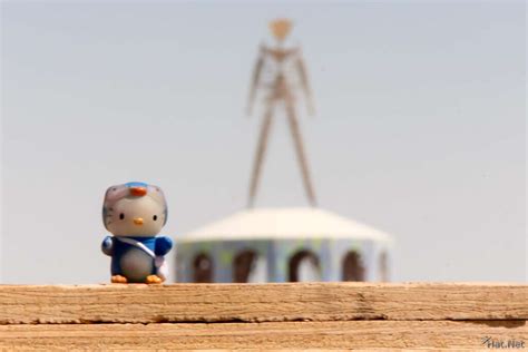 Hellow Kitty In Burning Man Hello Kitty Burning Man