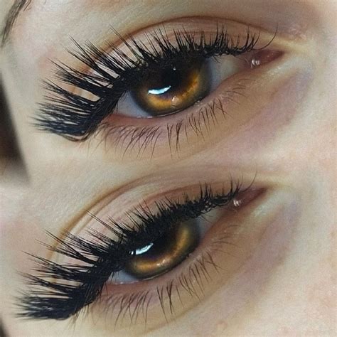 Мокрый эффект лисий эффект Ресницы Нарастить ресницы Макияж