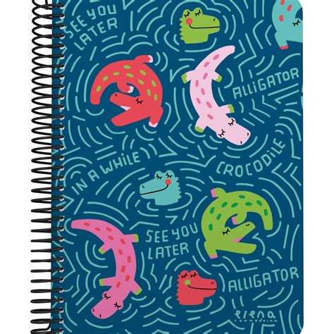 Cuaderno Cuarto tapa PP EC ALLIGATOR Grafoplás