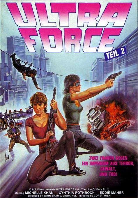 Ultra Force 2 Yes Madam Action Adventure Movies Cinema Posters