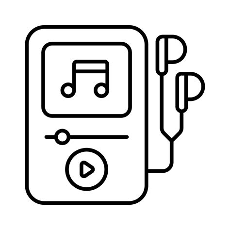 Music Player Icon In Modern Style An Editable Vector Of Mp3 Player