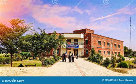 University Of Agriculture Faisalabad Shot 6 Editorial Image Image Of