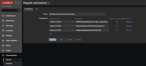 Windows Service Discovery Not Honouring Regular Expression Result Zabbix Forums