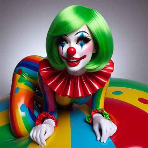 Latex Clown Girl By Clownyworld On Deviantart