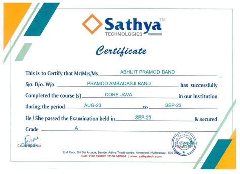 Abhijit Band On Linkedin Corejava Sathyatechnologies Javasuccess