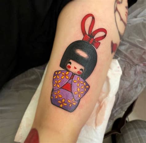 레나타투 일본 목각인형잉 코게시를 소재로 작업해드렸습니다😊 코게시타투 목각인형타투 인형타투 Facebook