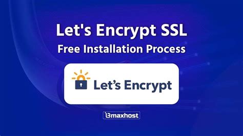 Let S Encrypt Ssl Free Installation Process Btmaxhost