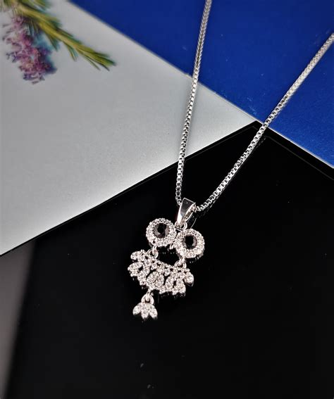 Nk2304 Siv 45cm Long She Jewellery