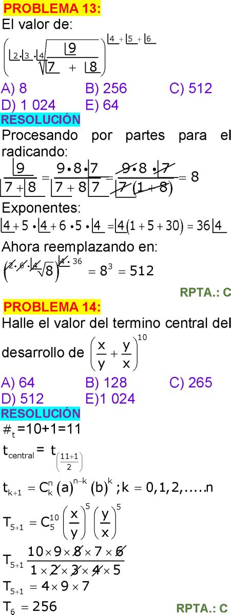 Factorial Y Combinatorio Coeficiente Binomial Ejercicios Resueltos Pdf
