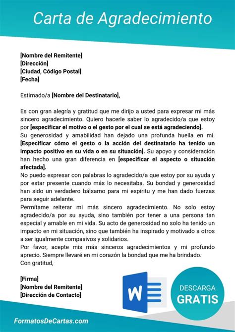Formatos De Cartas Para Descargar En Word 2025 Formatos De Cartas